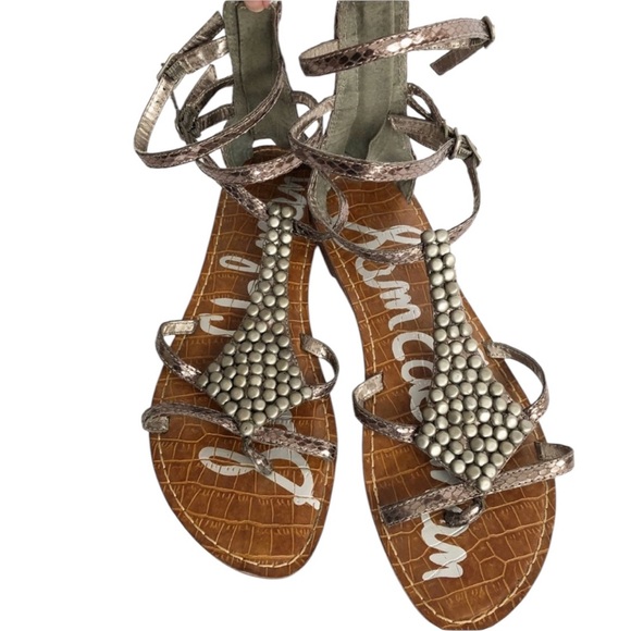 Sam Edelman | Shoes | Sam Edelman Studded Ankle Strap Sandals | Poshmark